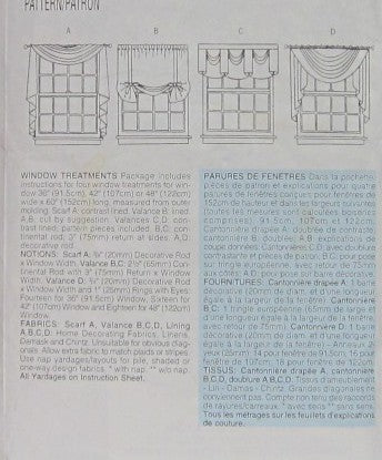 WINDOW TREATMENTS– Sewing Patterns House